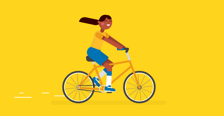 Pure Css Bicyclist Animation Dmaristem
